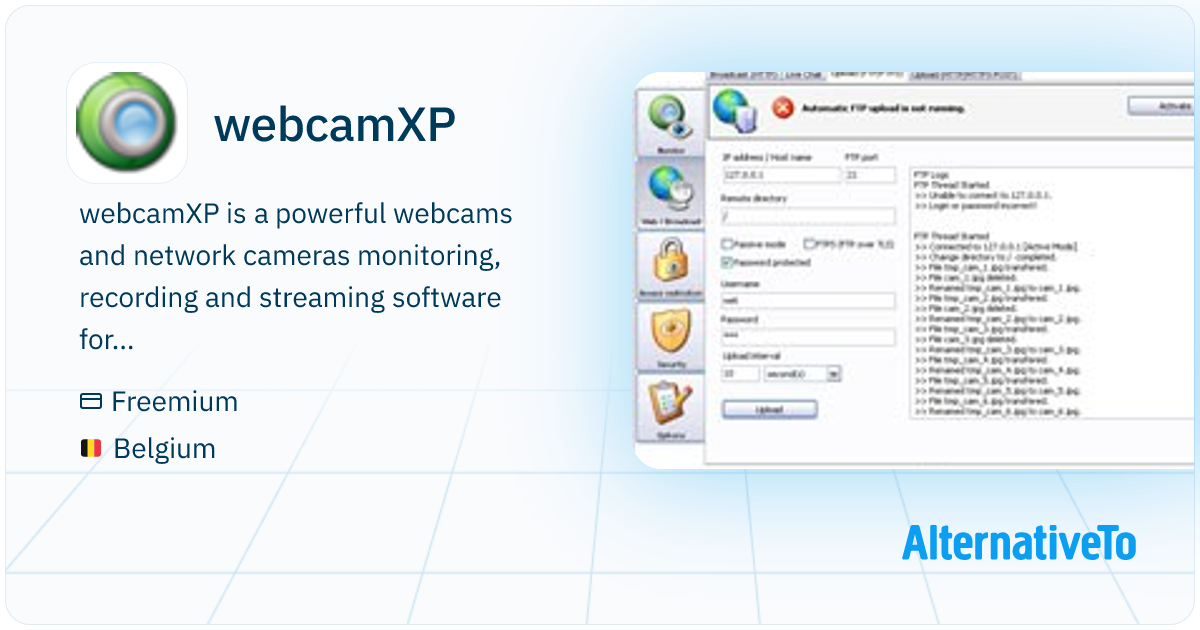webcamXP : Powerful webcams and network | AlternativeTo