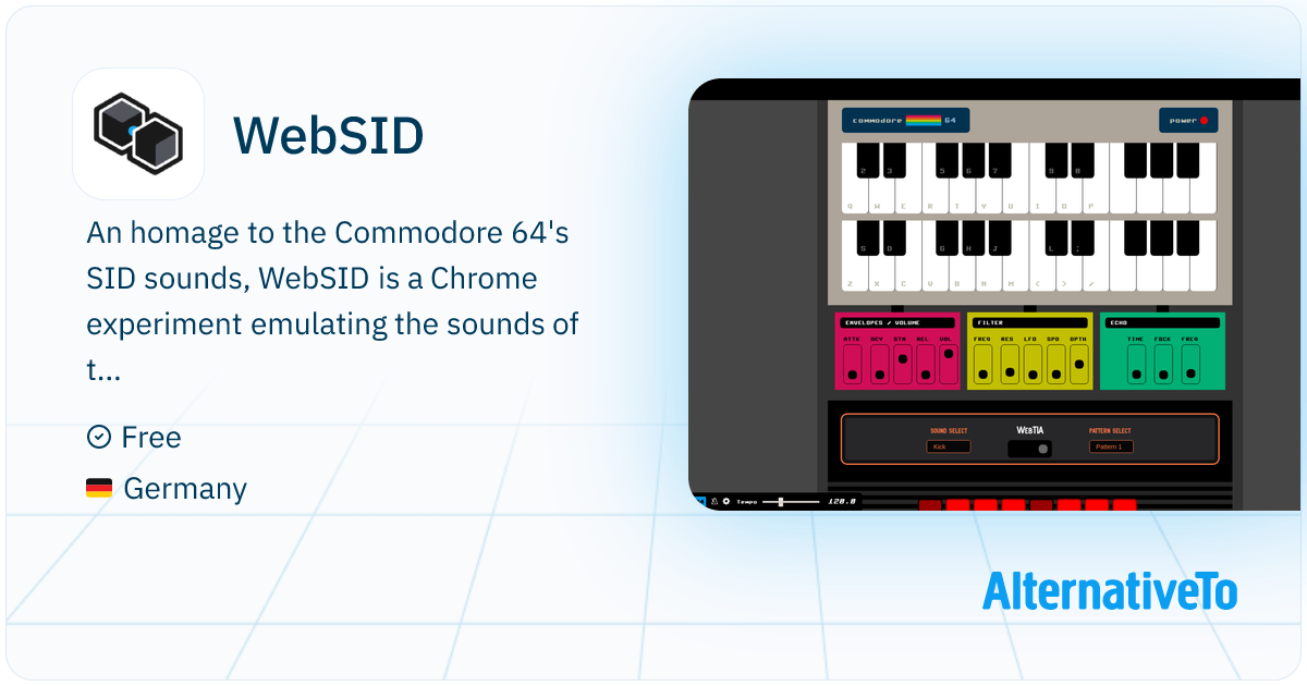 WebSID: Browser based C64 SID synthesizer | AlternativeTo