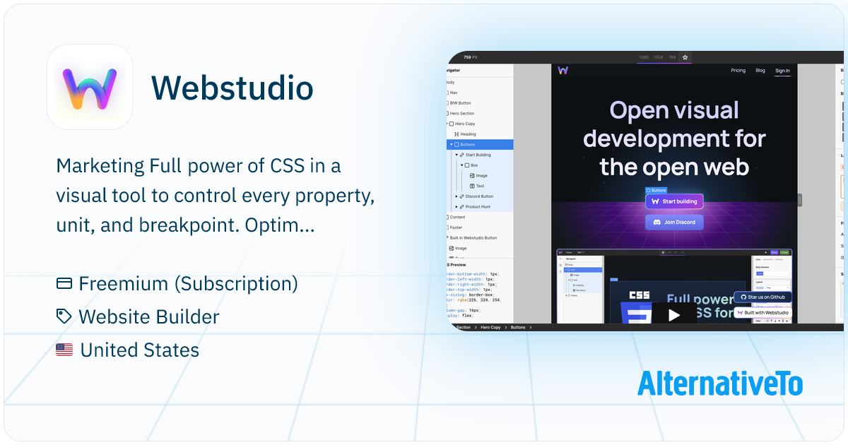 Webstudio: Open source website builder that empowers creators to build highly maintainable ...