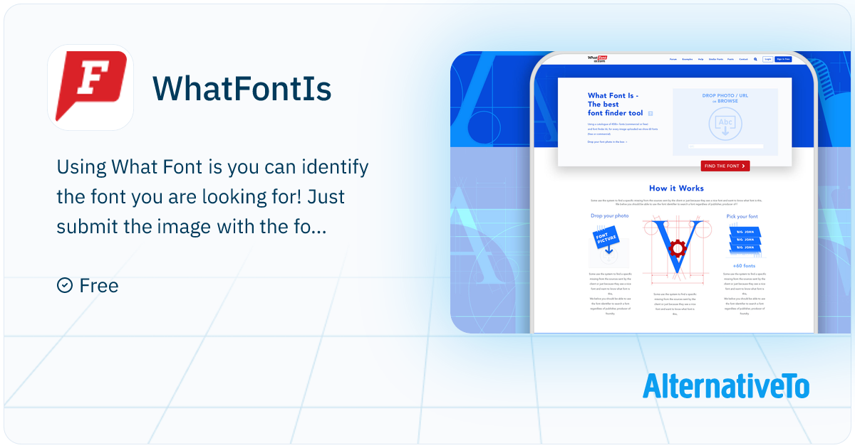 WhatFontIs: Using a catalogue of 550k+ fonts (commercial or free) and ...