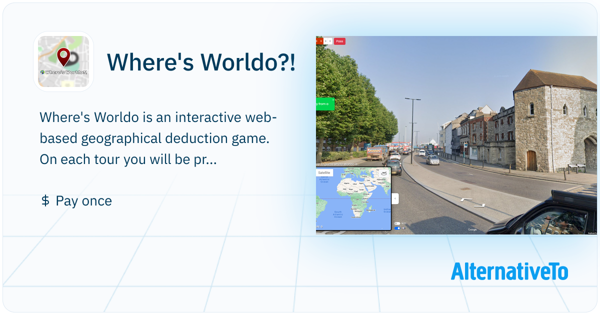 Where's Worldo?!: Interactive geography guessing game | AlternativeTo