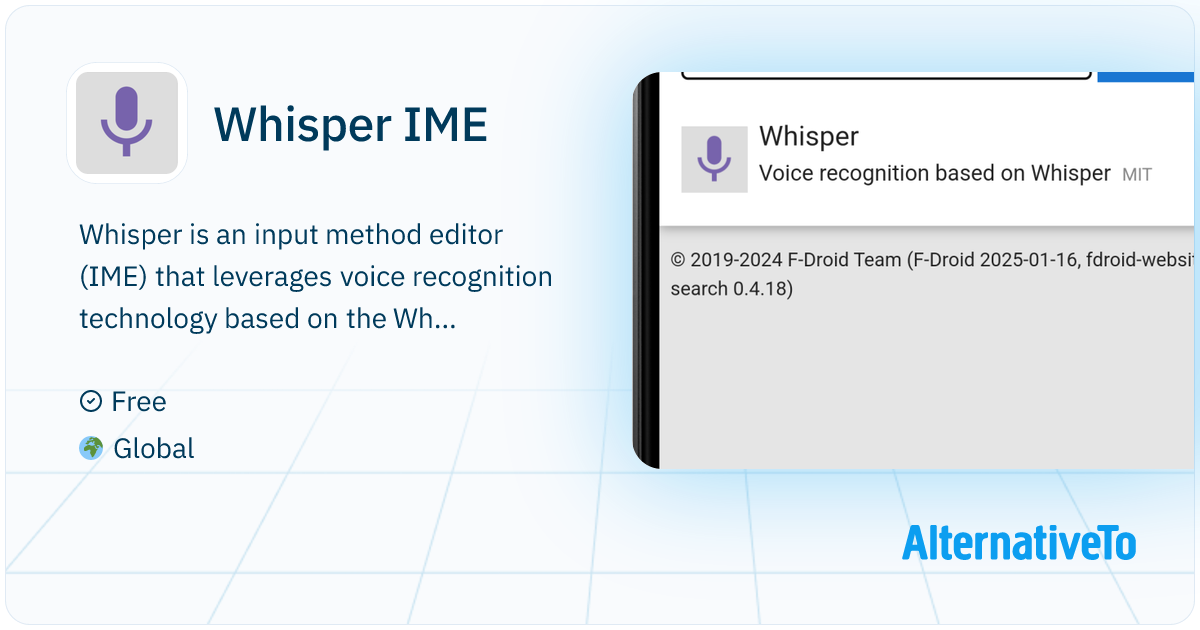 Whisper IME: Android Input Method Editor (IME) based on Whisper ...