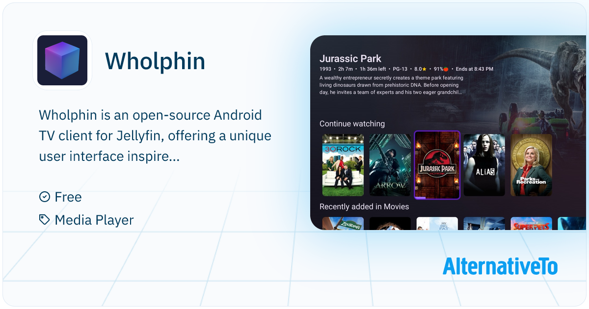 Wholphin: Open-source TV client for Jellyfin with Plex-style UI, custom ...