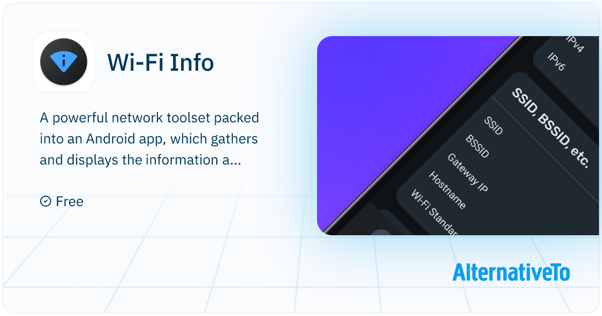Wi-Fi Info: Powerful network toolset packed into an Android app ...