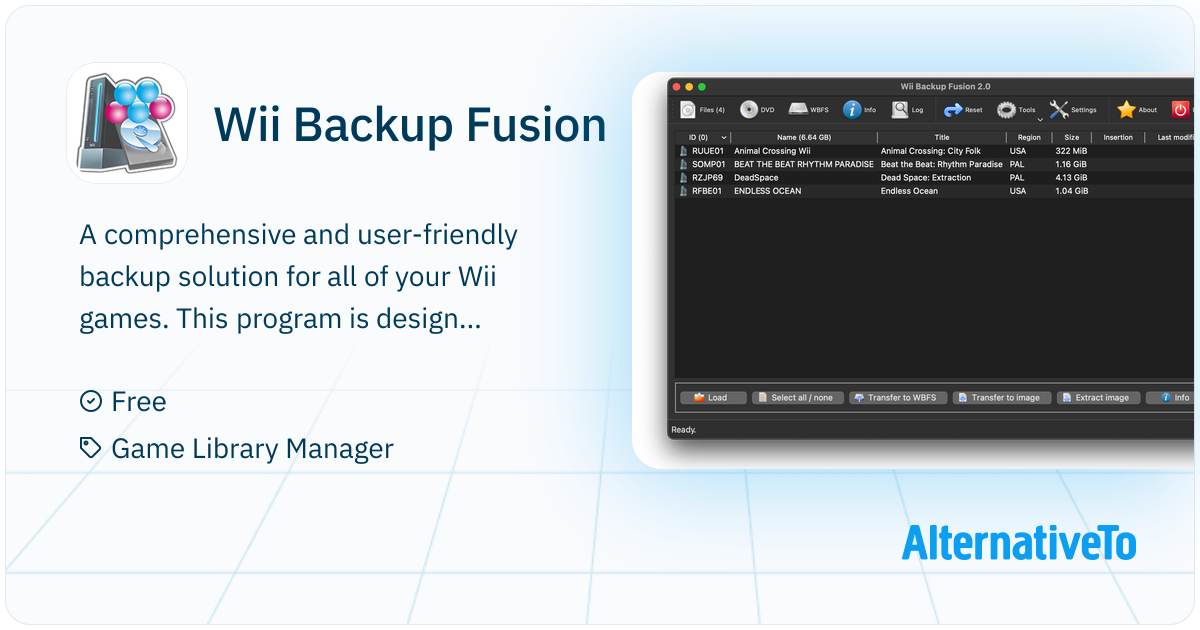 Wii Backup Fusion: The complete and simple to use backup solution for ...