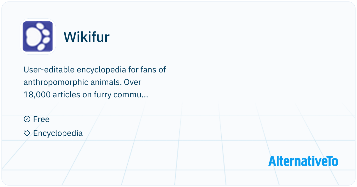 Wikifur: User-editable encyclopedia for fans of | AlternativeTo