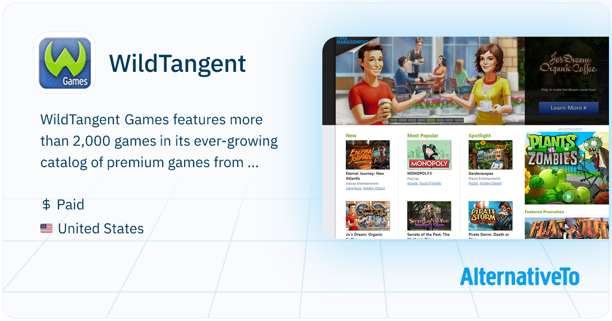 WildTangent: Games features more than 2,000 games | AlternativeTo