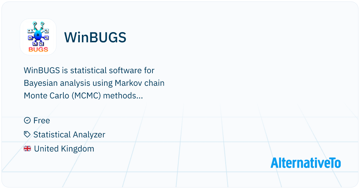 WinBUGS: Is statistical software for Bayesian | AlternativeTo