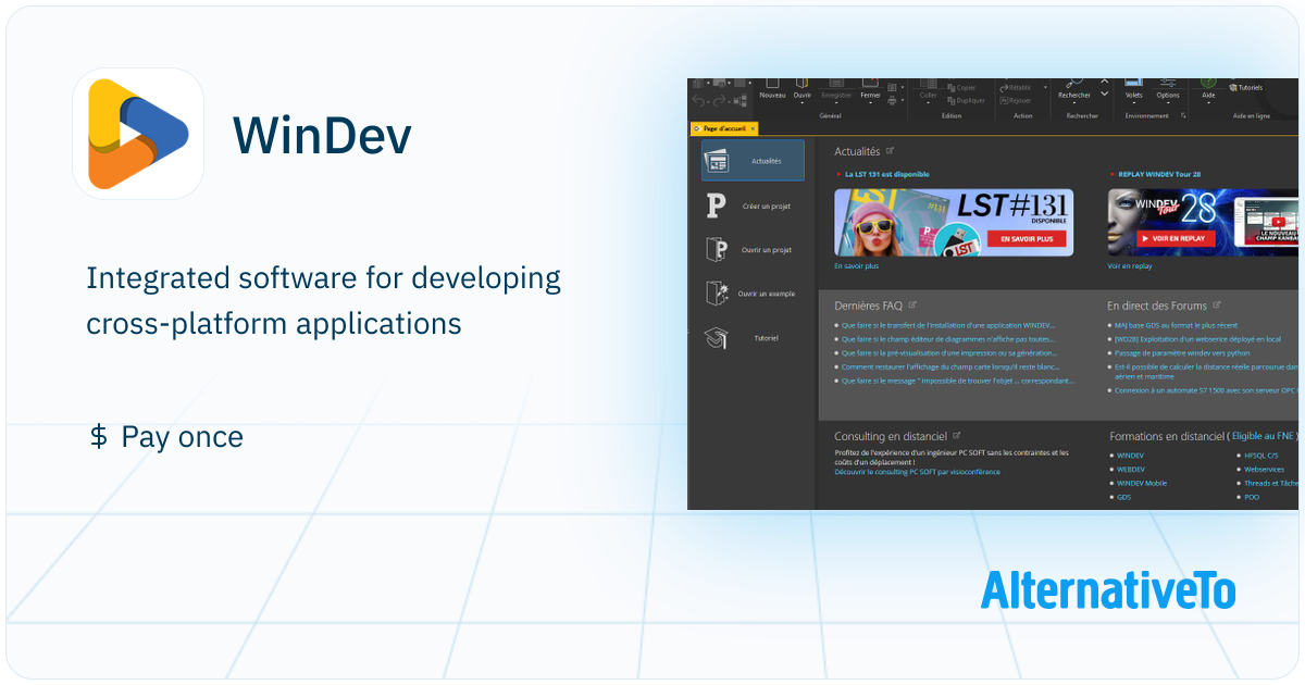 WinDev: Integrated software for developing cross-platform applications ...
