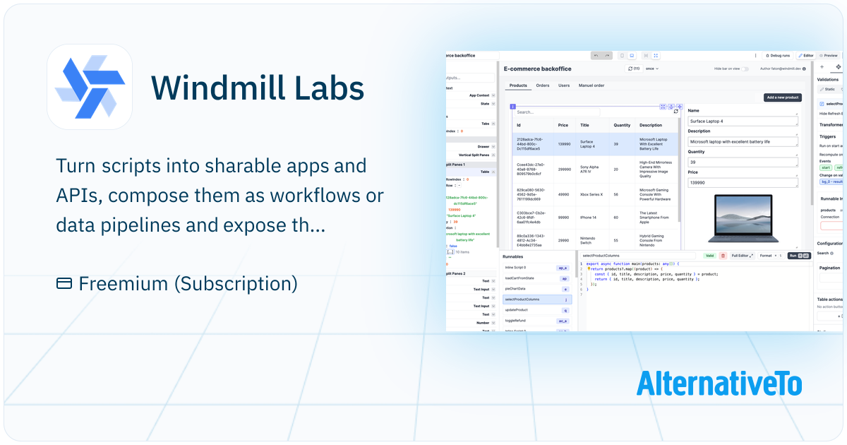 Windmill Labs: Developer platform for APIs, critical jobs, workflows ...