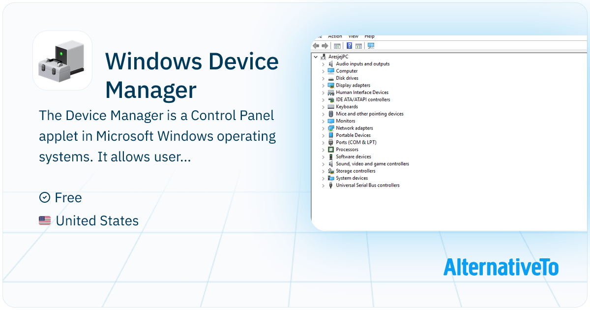 Windows Device Manager: The Device Manager is a Control Panel applet in ...
