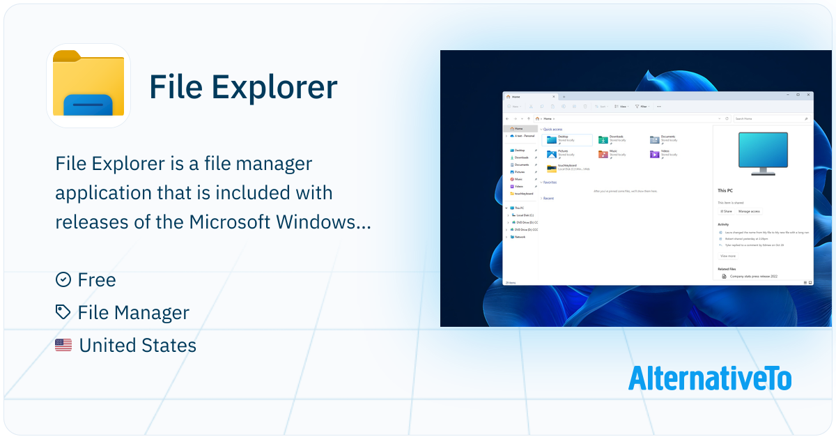 File Explorer: Windows graphical interface for file management ...