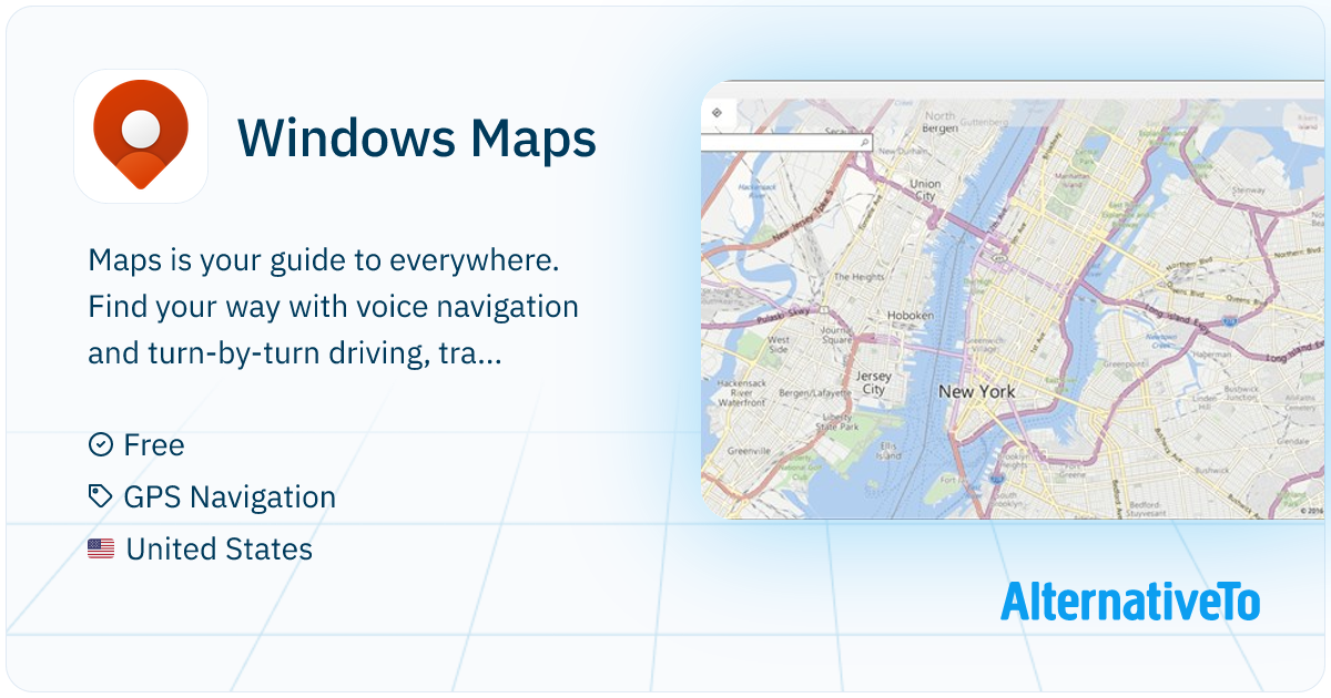 Windows Maps: Driving, transit, voice navigation, offline maps, 3D ...