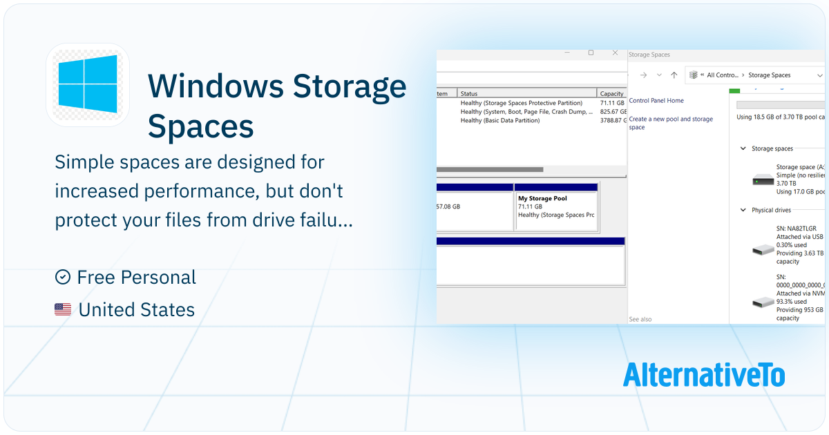 Windows Storage Spaces: Drive Pooling with SSD tiering built into ...