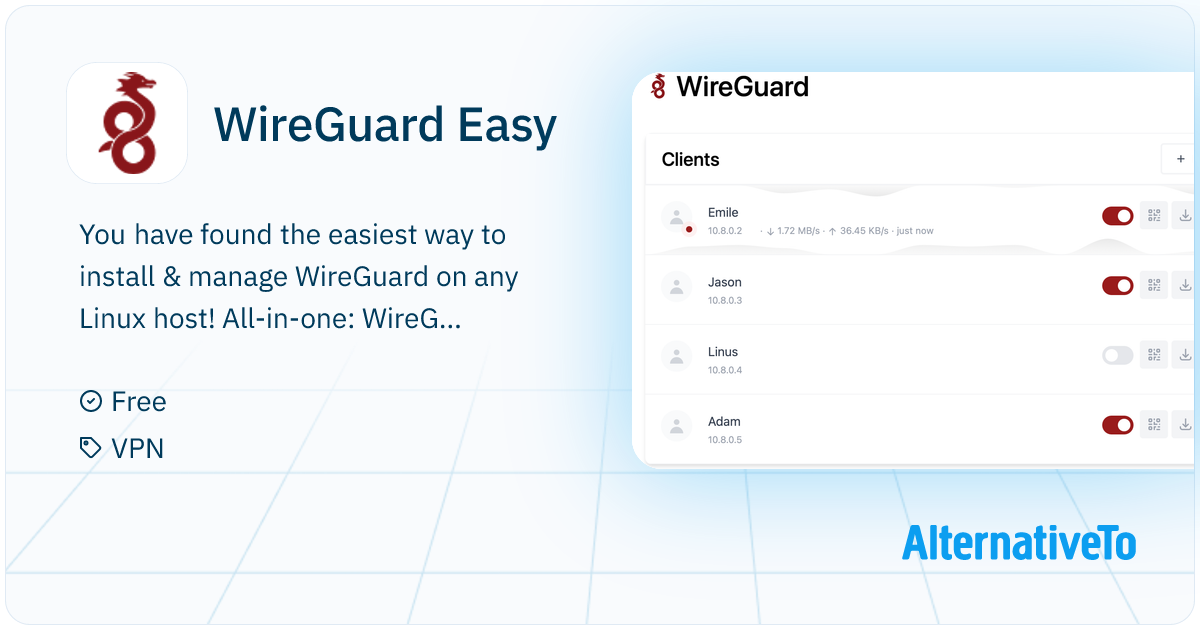 WireGuard Easy: The easiest way to run WireGuard VPN + Web-based Admin ...