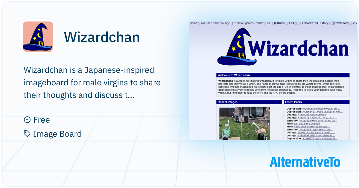 Wizardchan: Japanese-inspired imageboard for male virgins to share ...