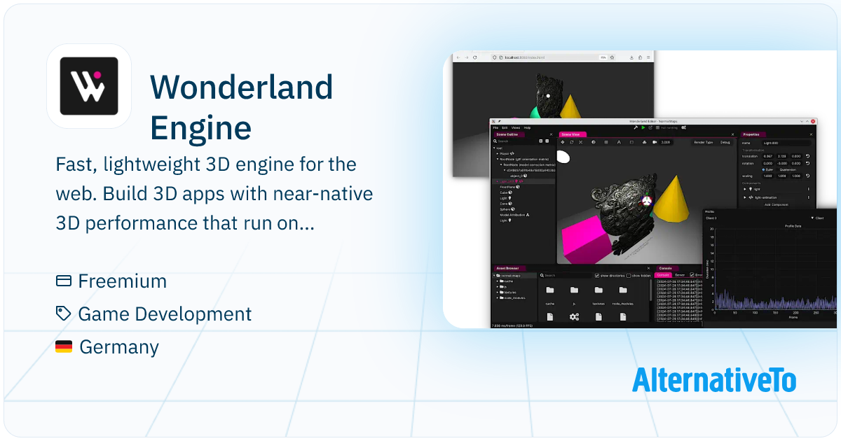 Wonderland Engine: Build 3D apps with near-native 3D performance that ...
