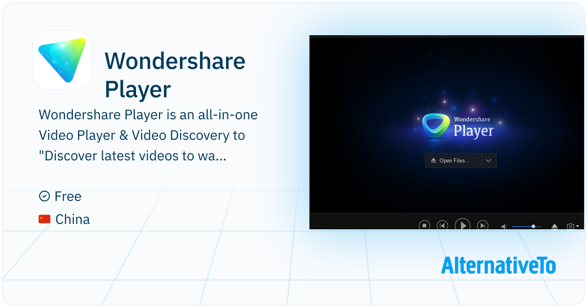 Wondershare Player: All-in-one Video Player | AlternativeTo