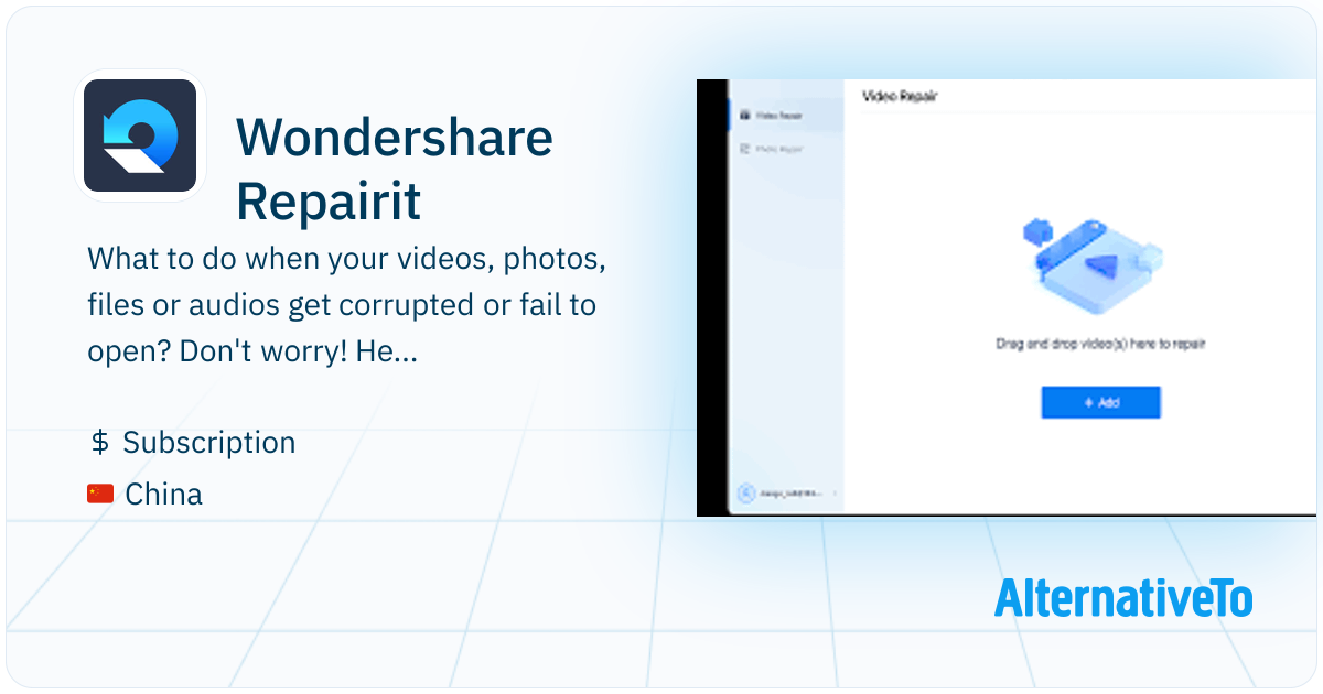 Wondershare Repairit: Repairs Video, Photo, Audio and Files. Simple ...
