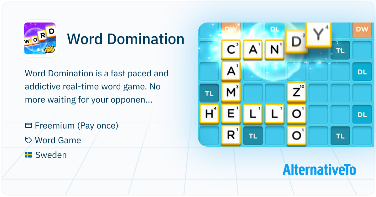 Word Domination: Fast paced and addictive | AlternativeTo