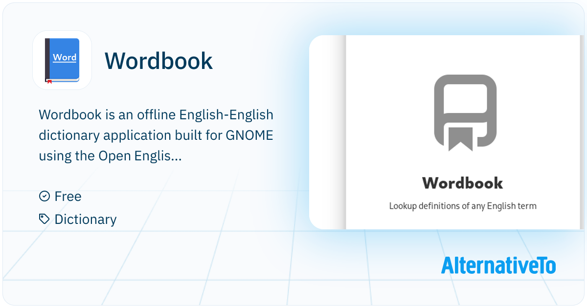 Wordbook: Dictionary application built for GNOME | AlternativeTo