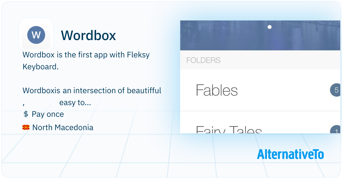 Wordbox: The first app with Fleksy Keyboard | AlternativeTo