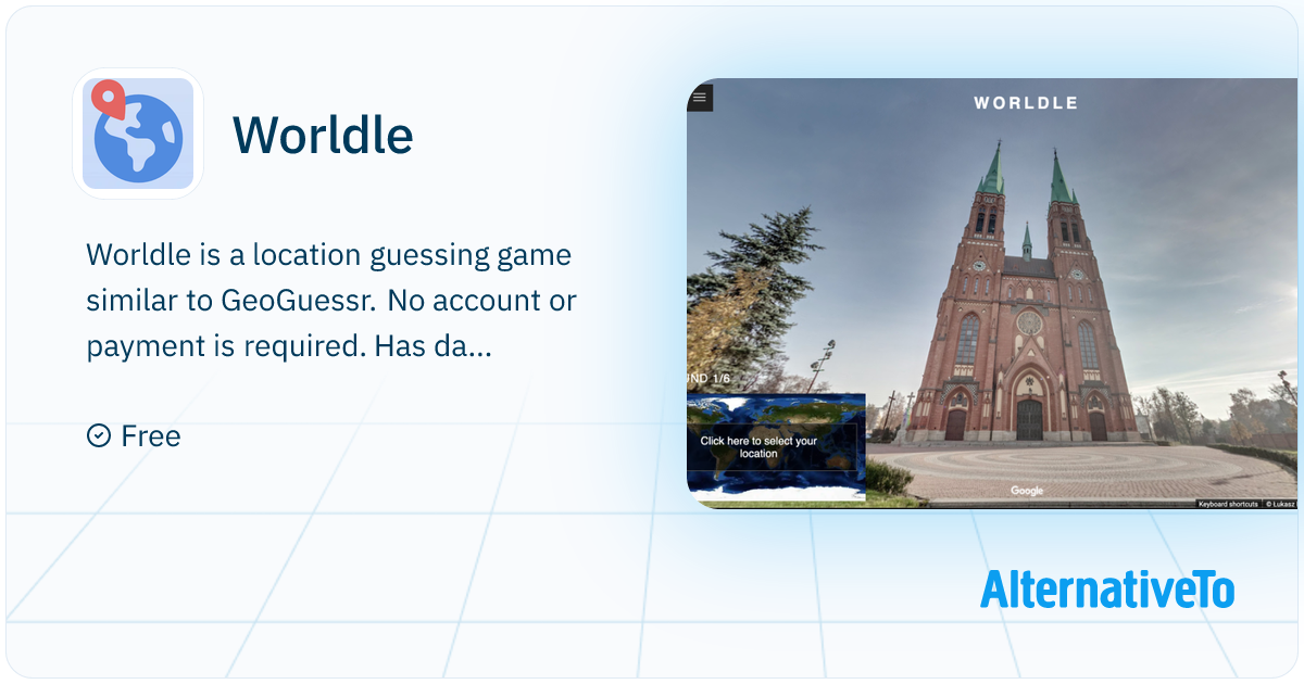 Worldle: Free GeoGuessr Alternative | AlternativeTo