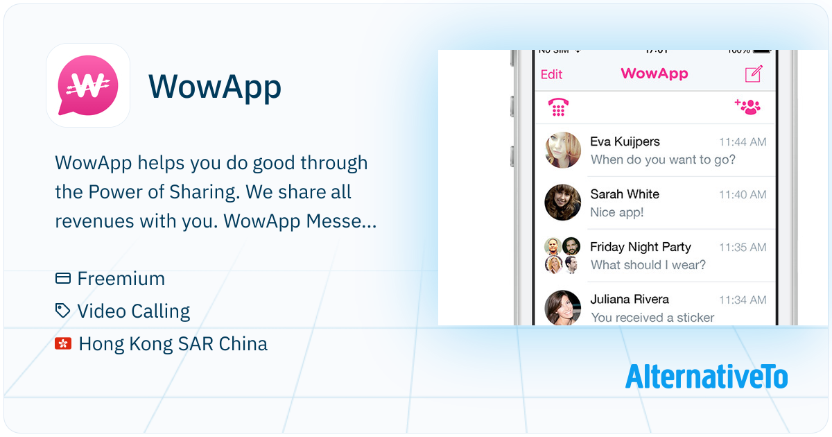 WowApp: Wowapp is the best alternative to Skype and you will get paid ...