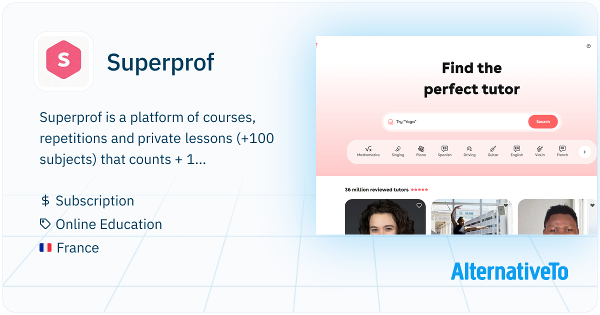 Superprof: Platform of courses, repetitions and private lessons (+100 ...