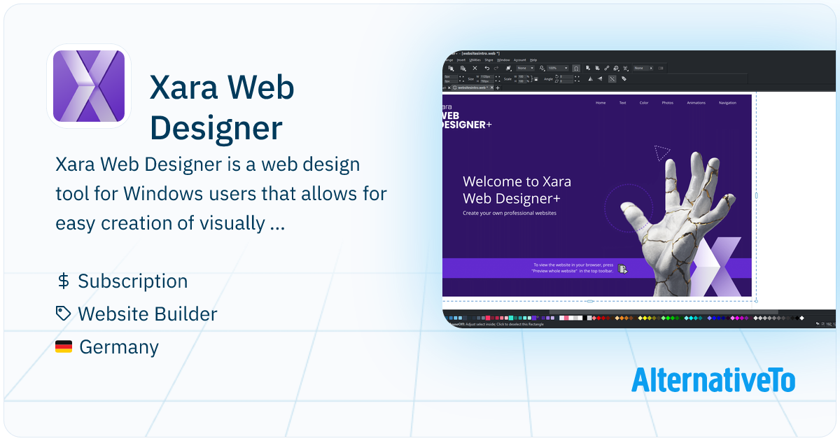 Xara Web Designer: Effortless web design with drag-and-drop and ...