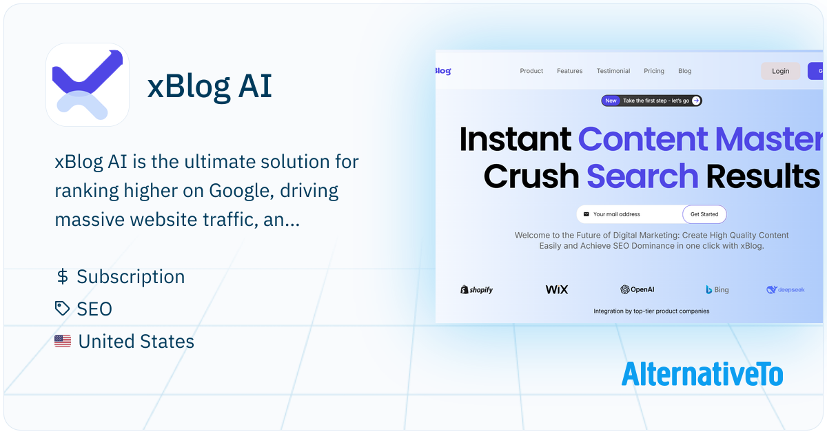 xBlog AI: XBlog.ai is the ultimate tool for ranking higher on Google ...