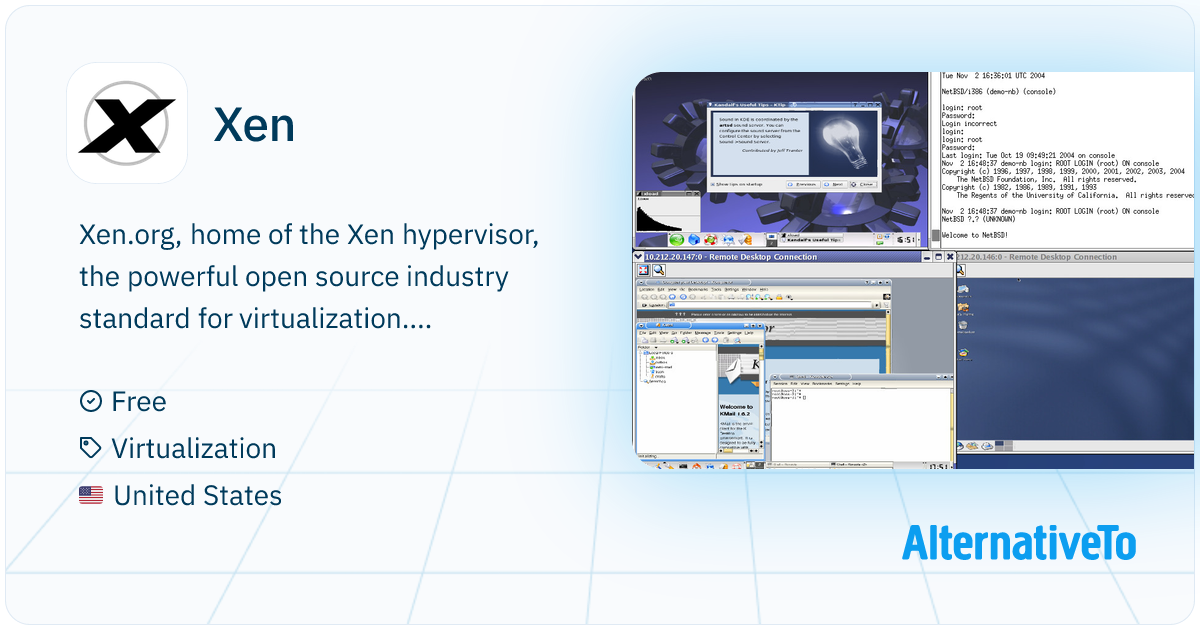 Xen: | AlternativeTo