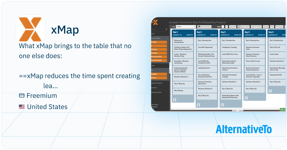 xMap: Visually lay out information such as a curriculum and analyze it ...
