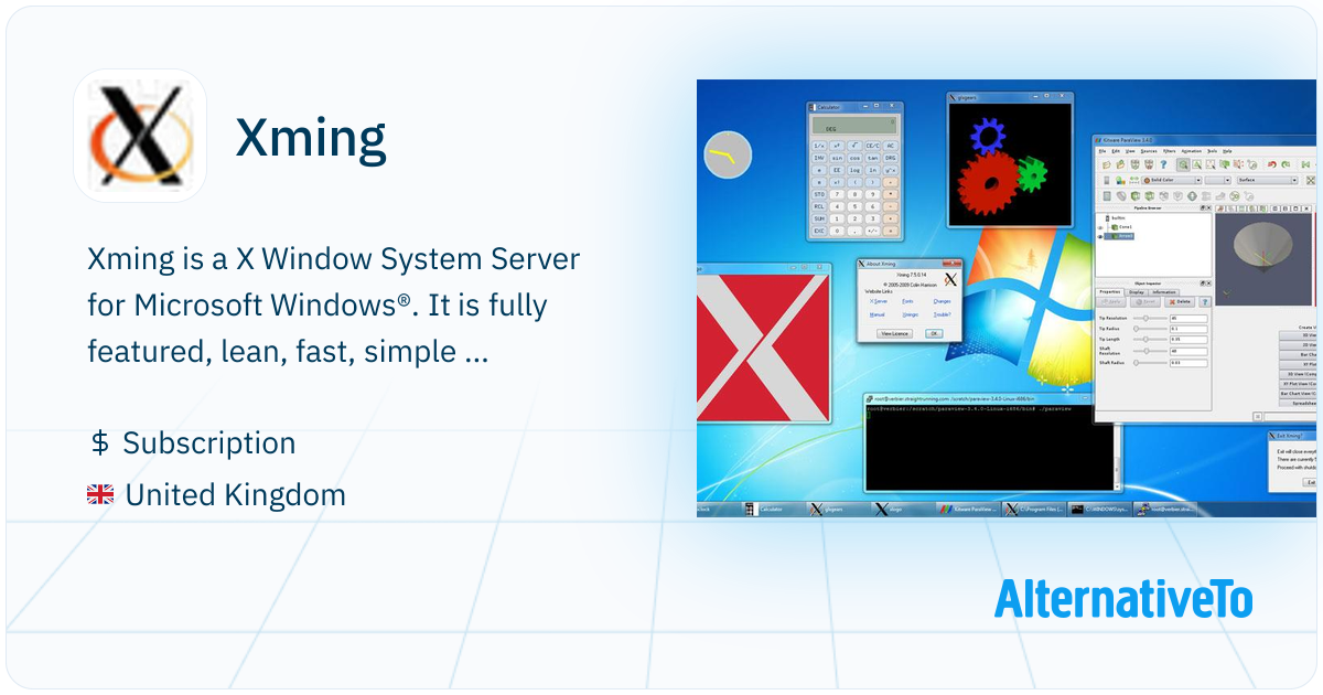 Xming: X Window System Server for Microsoft | AlternativeTo