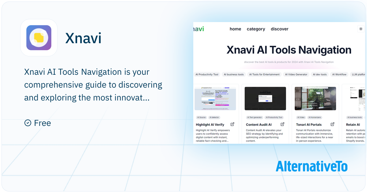 Xnavi: AI: Your Gateway to the Best AI Tools & Products in 2024 ...