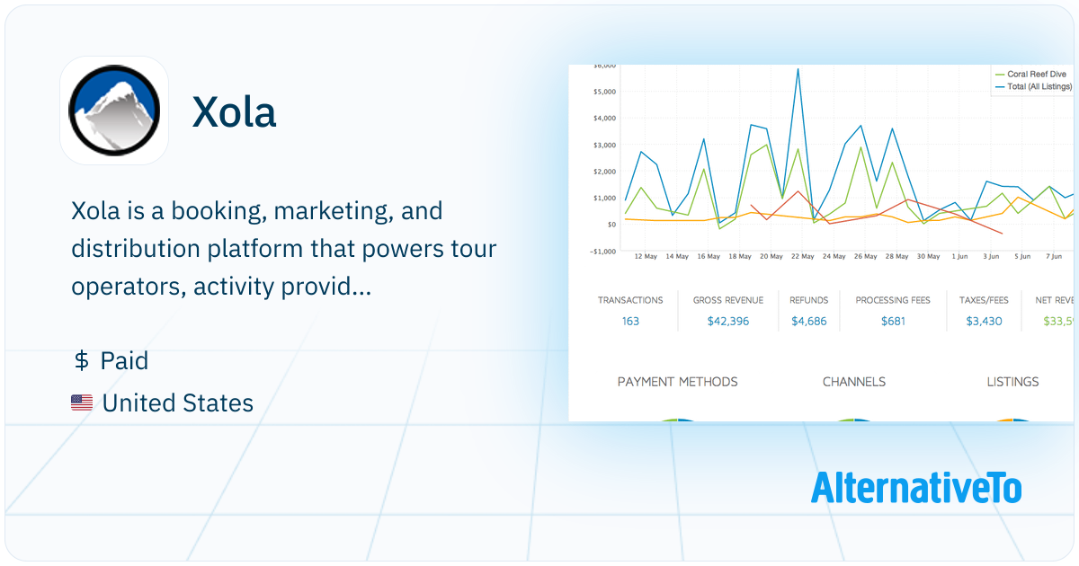 Xola: Booking, marketing, and distribution | AlternativeTo