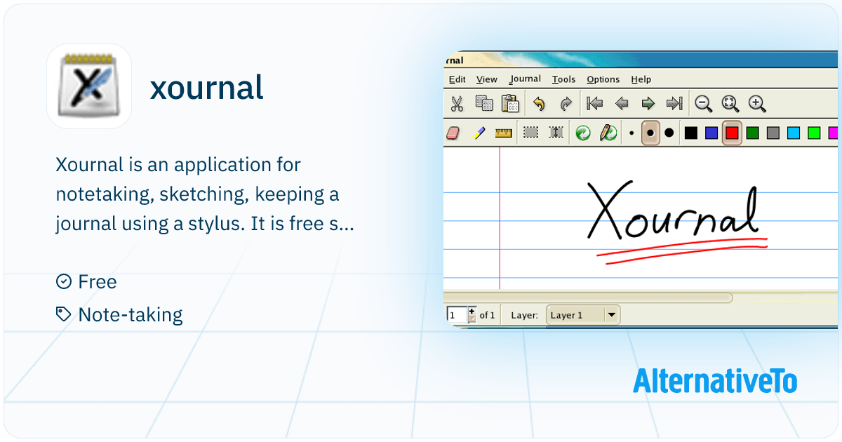 xournal: Lightweight notetaking and sketching app | AlternativeTo