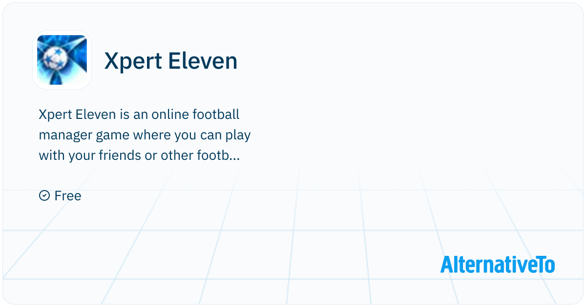 Xpert Eleven: Online football manager game | AlternativeTo