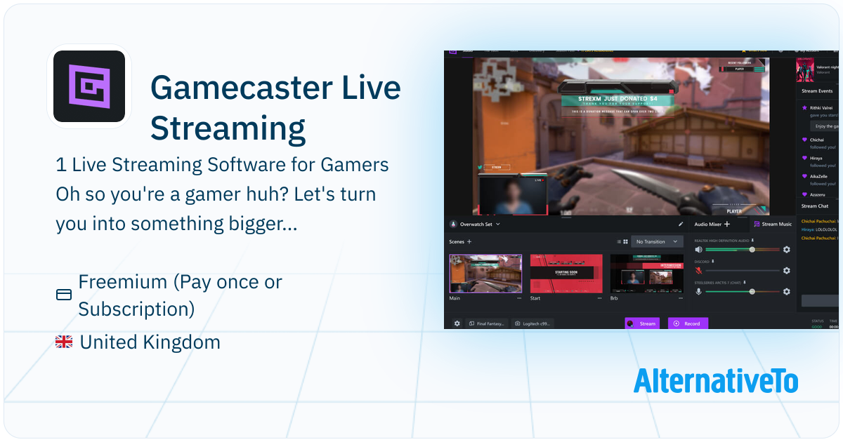 Gamecaster Live Streaming: The world's easiest way to start streaming ...