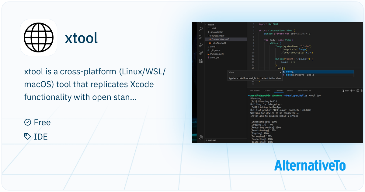 xtool: Cross-platform (Linux/WSL/macOS) tool | AlternativeTo