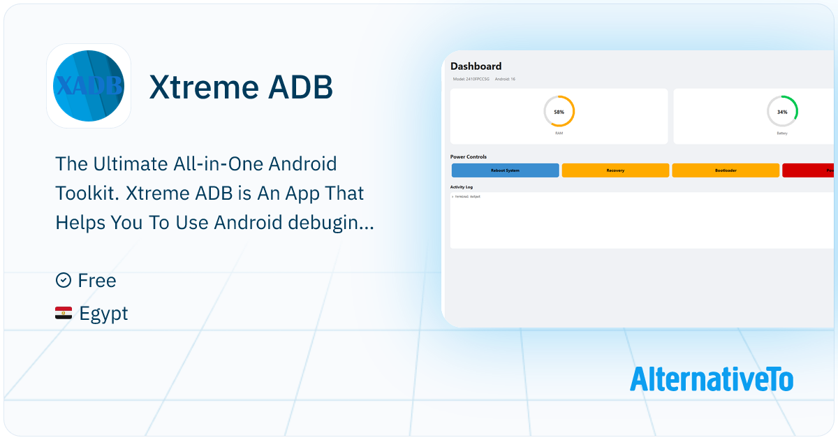 Xtreme ADB: The Ultimate ADB GUI Wrapper | AlternativeTo