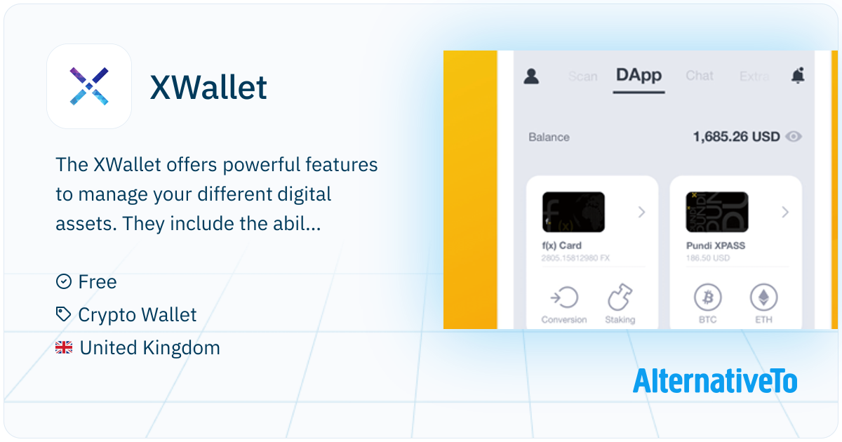 XWallet: The XWallet offers powerful features to manage your different ...