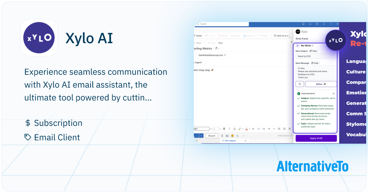 Xylo AI: Supporting productive working relationships and written ...
