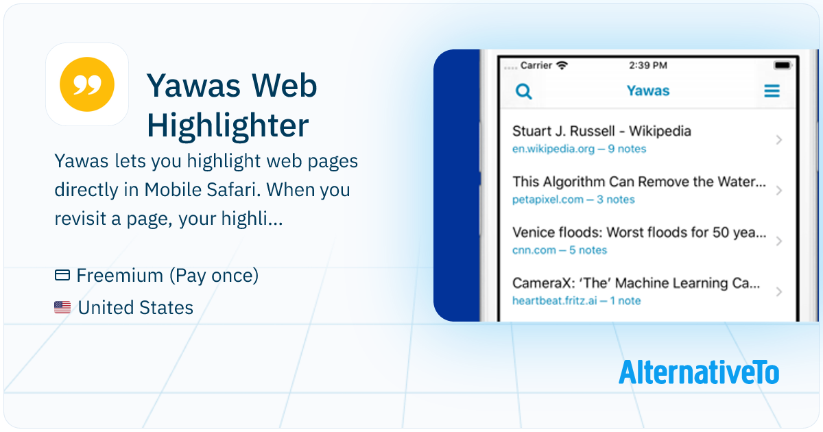 Yawas Web Highlighter: Yawas (Yet Another Web Annotation System) is an ...