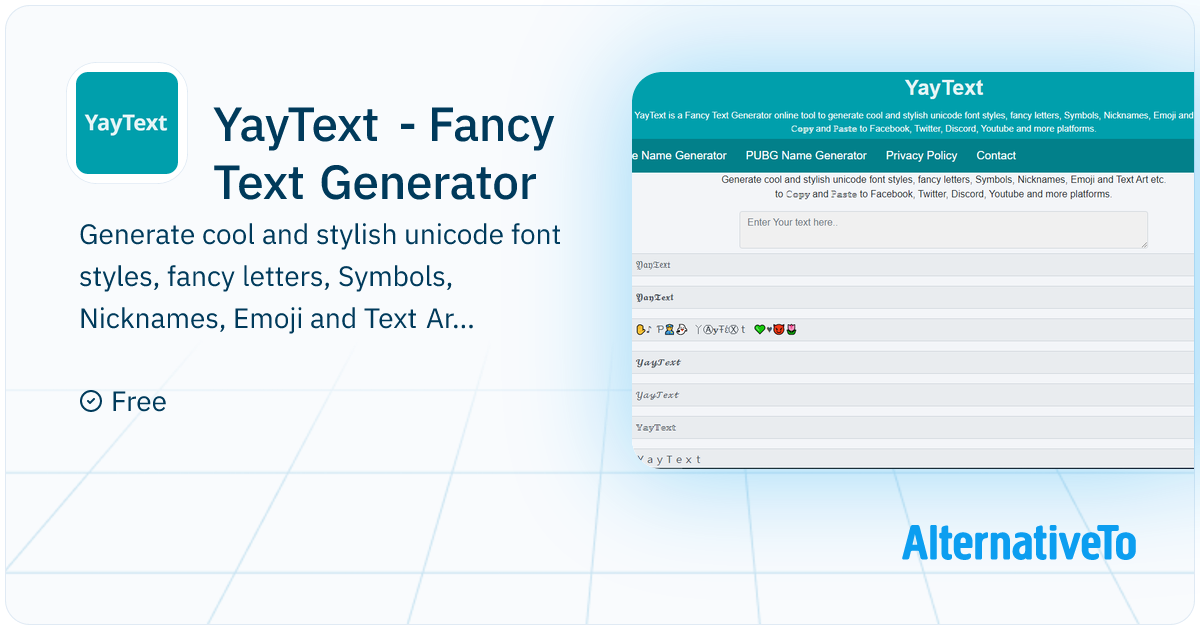 YayText - Fancy Text Generator: YayText is a Fancy Text Generator ...