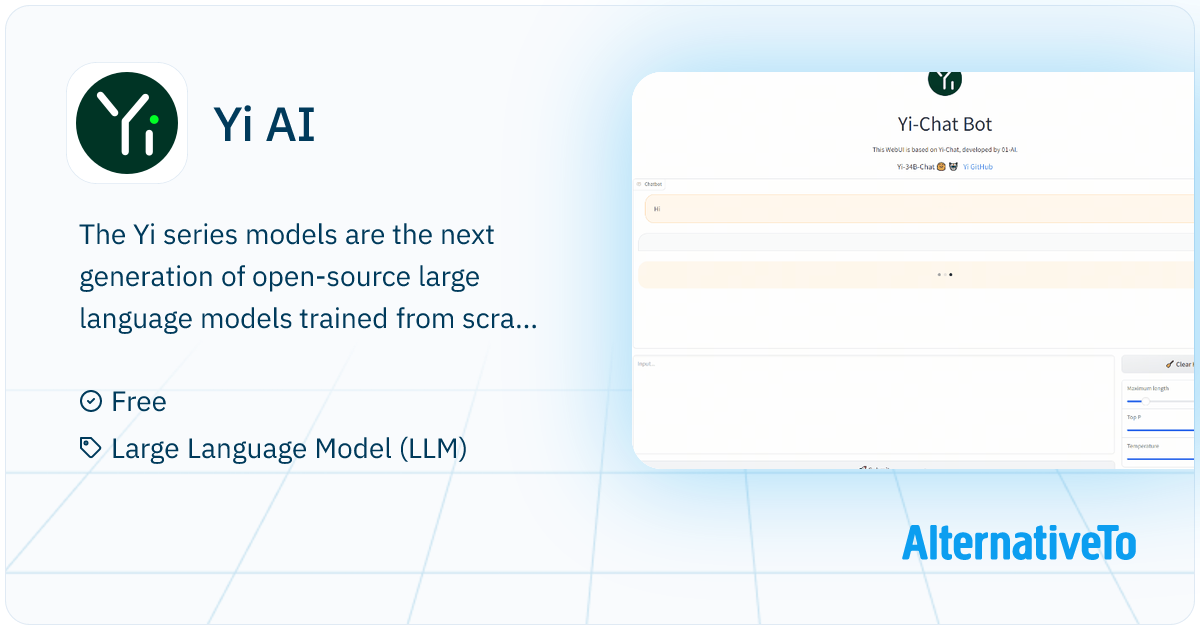 Yi AI: A series of large language models trained from scratch by ...