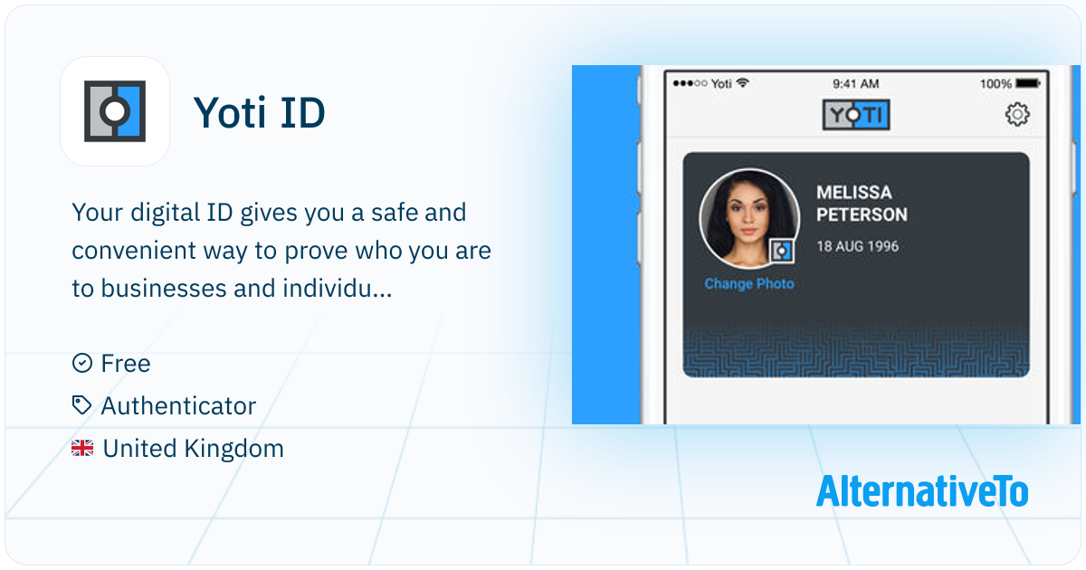 Yoti ID: Your digital identity will make life easier. | AlternativeTo
