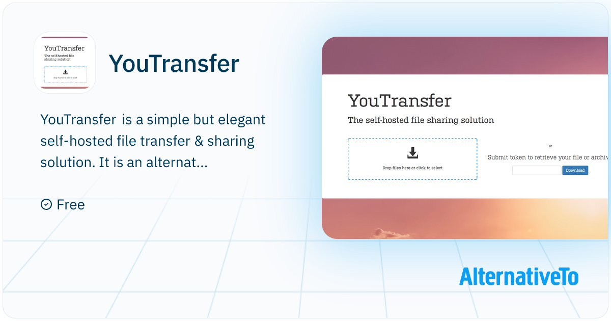 YouTransfer: Simple but elegant self-hosted | AlternativeTo
