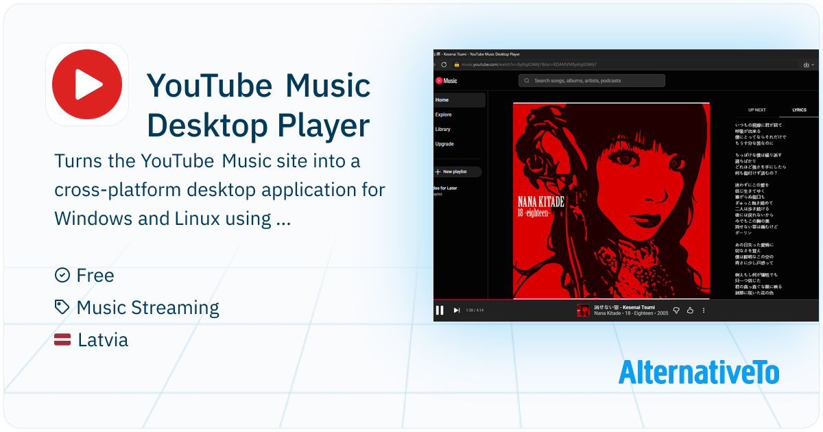 YouTube Music Desktop Player: Turns the YouTube Music site into a ...