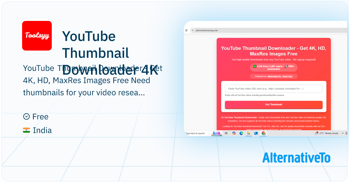 YouTube Thumbnail Downloader 4K: One-click downloads for YouTube ...